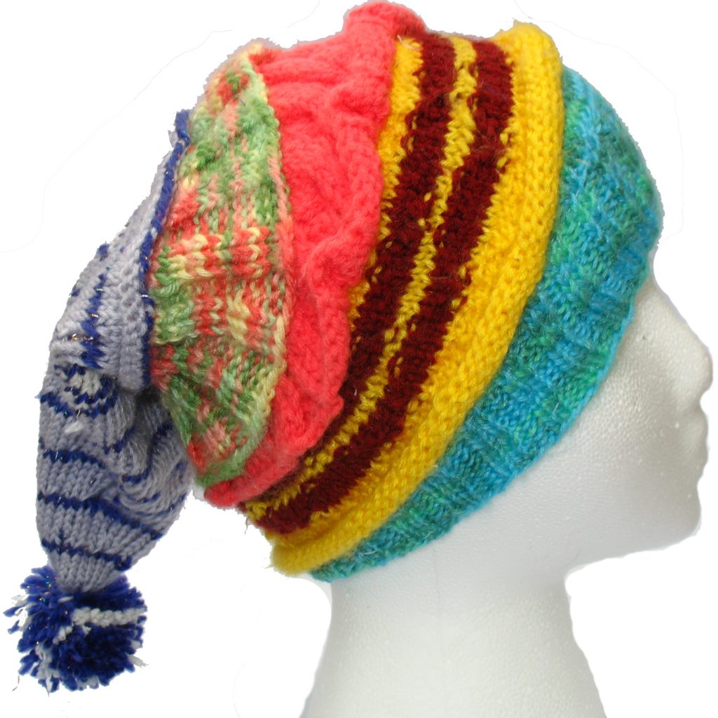 Blue Bobble Hat - tobicollage.com